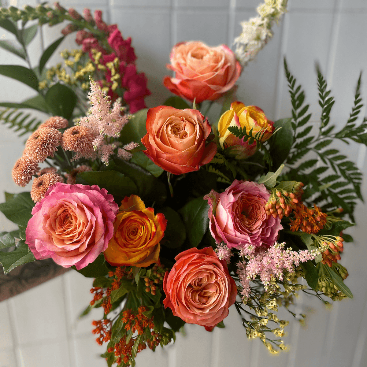 Mixed Rose Bouquet | Studio Full Bloom Vancouver